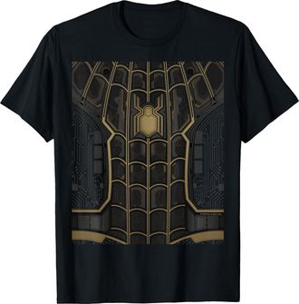 MARVEL Spider-Man No Way Home Black and Gold Costume T-Shirt