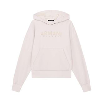 A|X Armani Exchange Regular Fit Hoodie aus Stretch-Viskose-Scuba-Stoff - - Sweatshirts & Hoodies - Damen - Rosa - XS