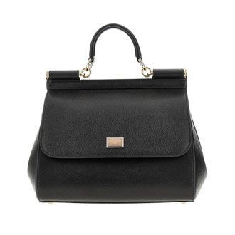 Dolce & Gabbana Dauphine leather large Sicily bag Woman One Size