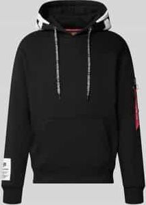 Alpha Industries Regular Fit Hoodie aus Baumwoll-Mix mit Label-Patch