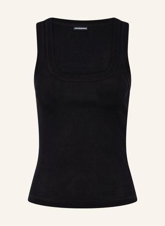 Jacquemus Jacquemus Top Le Debardeur Gros Grain schwarz