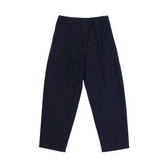 Apuntob Femme, Pantalons, Bleu, Taille: 40 FR Pantalon Cropped Pliss&eacute;