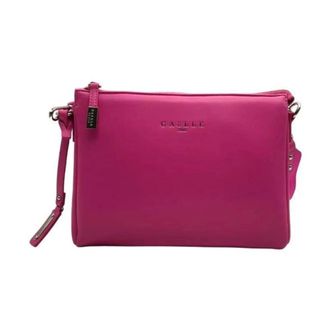 Ga&euml;lle Paris Viola Donna Schultertasche Glattes Eco-Leder - - Bags - Damen - Rosa - ONE SIZE