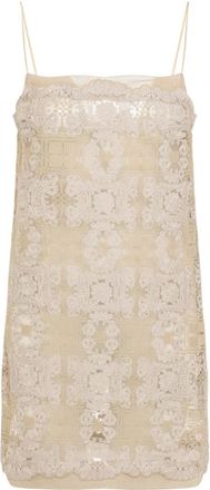 Ermanno Scervino Femme, Robes, Beige, Taille: 36 FR Short Dress