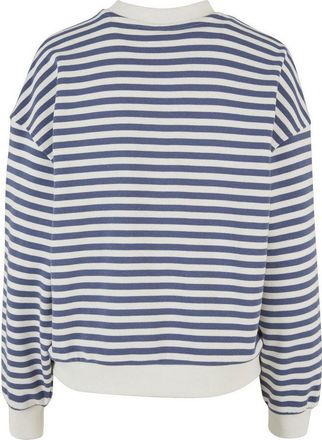 Urban Classics Sweater Urban Classics Damen Ladies Oversized Striped Crewneck
