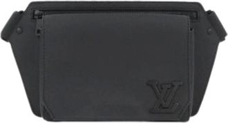 Louis Vuitton unisex, Pre-owned, Noir, Taille: ONE Size Pre-owned Takeoff Sling Shoulder Bag