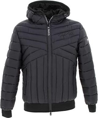 Project X Paris Doudoune matelass&eacute; g&eacute;ometrique Noir S