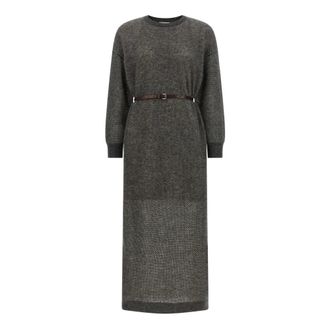 Brunello Cucinelli Damen, Kleider, Grau, XSGr&ouml;&szlig;e