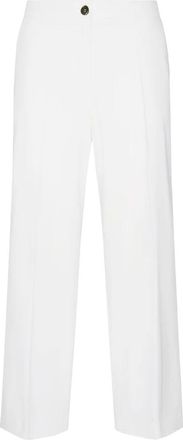 Elena Miro Femme, Pantalons, Blanc, Taille: 42 FR Pantalon large