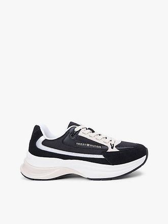 Tommy Hilfiger Baskets chunky en daim &agrave; lacets