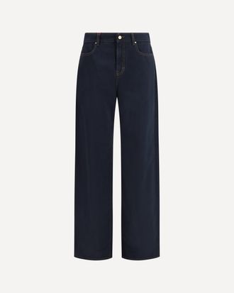 Max Mara Baggy Pants in pure cotton satin Female 42