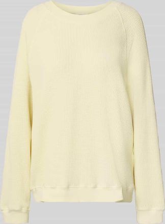 American Vintage Sweatshirt mit Strukturmuster Modell USCOW