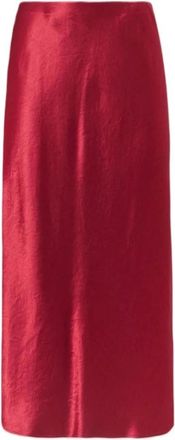Max Mara Femme, Jupes, Rose, Taille: 40 FR Shiny Satin Skirt