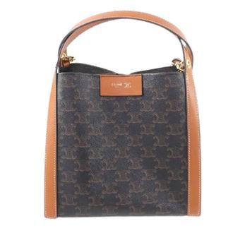 Celine Sac bandouli&egrave;re Triomphe Canvas Pre-owned - Femme - Pre-owned - Beige - Taille: ONE Size