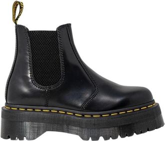 Dr. Martens Femme, Chaussures, Noir, Taille: 40 EU Quad Chelsea Bottes