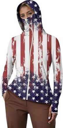 Generic 2026 Vestes pour femmes 4 juillet leggings pour femmes extensible drapeau patriotique rayures taille haute pantalon de yoga doux, Rouge, XXL