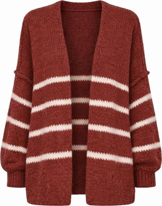 Worldclassca Strickjacke Strick Jacke mit Streifen
