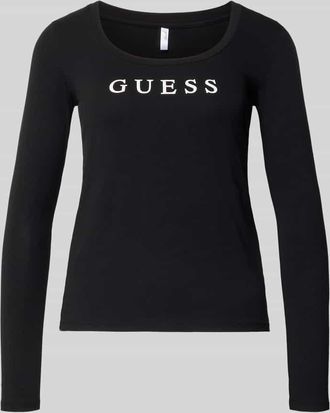 Guess Slim Fit Longsleeve aus elastischem Baumwoll-Mix