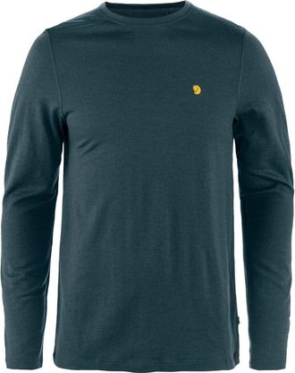 Fj&auml;llr&auml;ven Herren Bergtagen Merino 190 LS T-Shirt, Mountain Blue, M