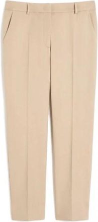 Max Mara Femme, Pantalons, Beige, Taille: 44 FR Pantalon slim