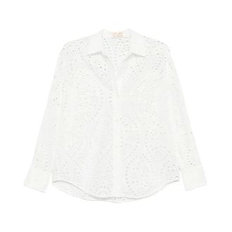 MC2 Saint Barth Cristal Broderie Anglaise Hemd - - Blouses & Shirts - Damen - Wei&szlig; - M