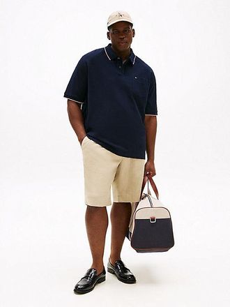 Tommy Hilfiger Short chino Plus Brooklyn en lin m&eacute;lang&eacute;