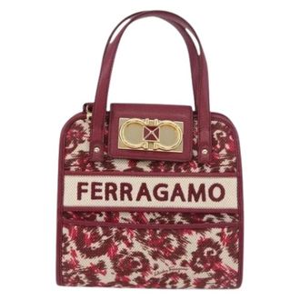 Ferragamo Pre-owned Leather Handbag - - Pre-owned - Damen - Rot - ONE SIZE