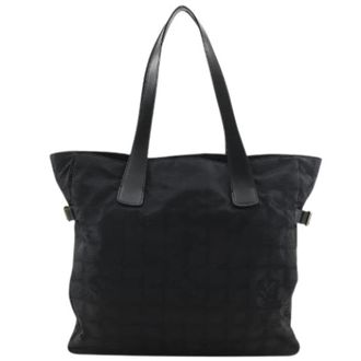 Chanel Pre-owned New Travel Line Tote Bag aus Nylon-Canvas - - Pre-owned - Damen - Schwarzk - ONE SIZE
