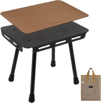 Generic Kleiner Klapptisch - kleiner Klapptisch, leicht | verschlei&szlig;fester Picknicktisch, Strandtisch, zusammenklappbar, Zeichenstuhl f&uuml;r Camping, Grillen, An