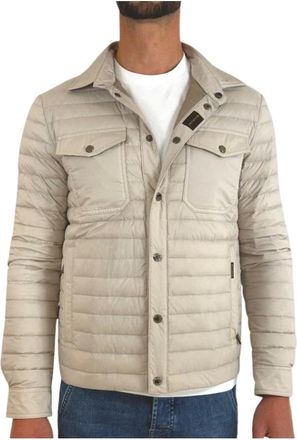 Moorer Homme, Vestes, Beige, Taille: M Overshirt