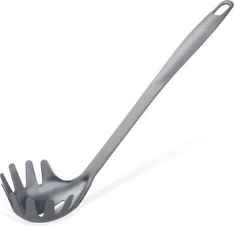 Stanley Rogers Spaghettilöffel aus rostfreiem Edelstahl - Nudellöffel in satinierter Optik - Spülmaschinenfestes Küchen Zubehör