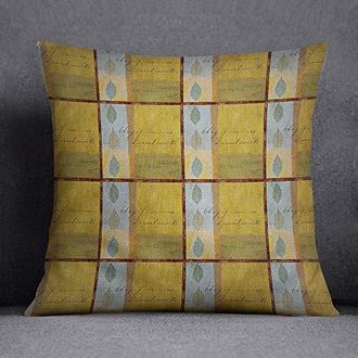 Bonamaison Le Jardin du Lin Kissenh&uuml;llen, Cotton, Mehrfarbig, 45x45