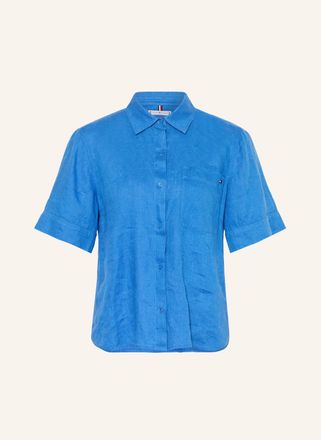 Tommy Hilfiger Hemdbluse Aus Leinen blau