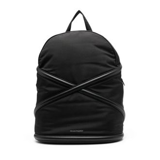Alexander McQueen Logo Detail Rucksack - - Bags - Herren - Schwarzk - ONE SIZE