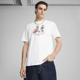 Puma GRAPHICS PUMA Boy T-Shirt Herren, Kleidung, Wei&szlig;, XL