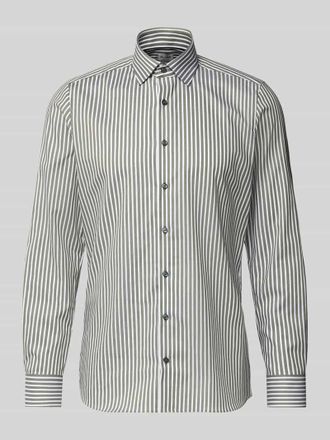 Olymp Level 5 Slim Fit Businesshemd aus Baumwoll-Mix mit Haifischkragen