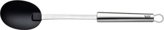 Silit Classic Line Servierlöffel groß Kunststoff 33 cm, Edelstahl poliert, Kunststoffkelle, optimal für beschichtete Töpfe, spülmaschinengeeignet