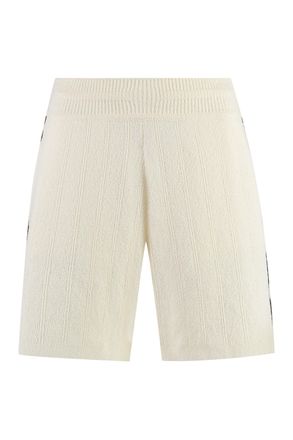 Golden Goose Knitted Cotton-Blend Bermuda Shorts - Beige