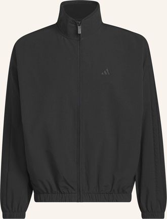 adidas Adidas Basketball Track Top, Webmaterial schwarz