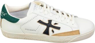 Premiata Homme, Chaussures, Blanc, Taille: 43 EU Steven Baskets