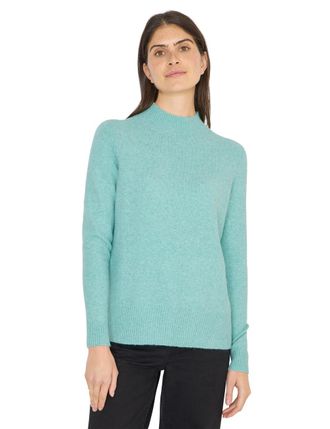 Cecil Cosy Turtleneck Pullover Foam Blue Melange XXL