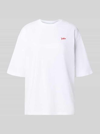 Comma Relaxed Fit T-Shirt mit Motiv-Stitching