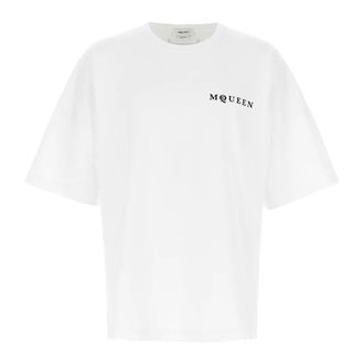 Alexander McQueen Oversized T-Shirt - - Tops - Herren - Wei&szlig; - XS