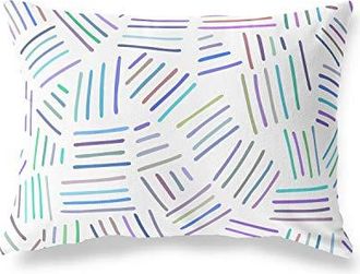 Bonamaison Le Jardin du Lin Kissenbezug Zierkissenbezug Motiv Zufälliges Kissenbezug, Für Bett, Auto, Sofa, Haus, Wohnzimmer, Schlafzimmer, Dekoration, 45x60 Cm 