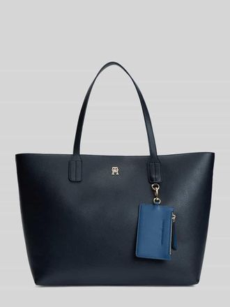 Tommy Hilfiger Shopper mit Rei&szlig;verschlussfach und Anh&auml;nger f&uuml;r Kleinigkeiten