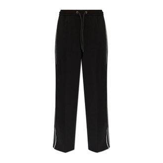 Moncler Hose mit Seitenstreifen - - Trousers - Damen - Schwarzk - XS