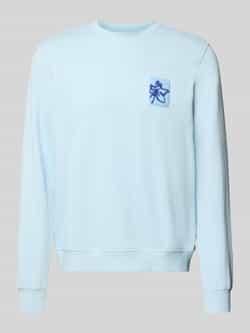 Blend Regular Fit Sweatshirt mit floraler Applikation Modell Felica