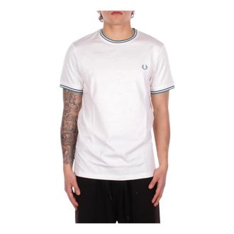 Fred Perry Herren, Oberteile, Wei&szlig;, 2XLGr&ouml;&szlig;e