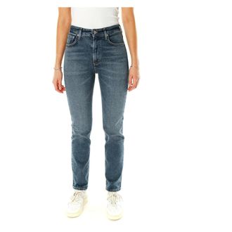 Citizens Of Humanity Straight Fit Jeans mit hoher Leibh&ouml;he - - Jeans - Damen - Blau - W24