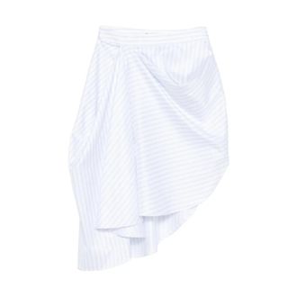 J.W.Anderson Asymmetrischer Drapierter Rock - - Skirts - Damen - Wei&szlig; - 2XS